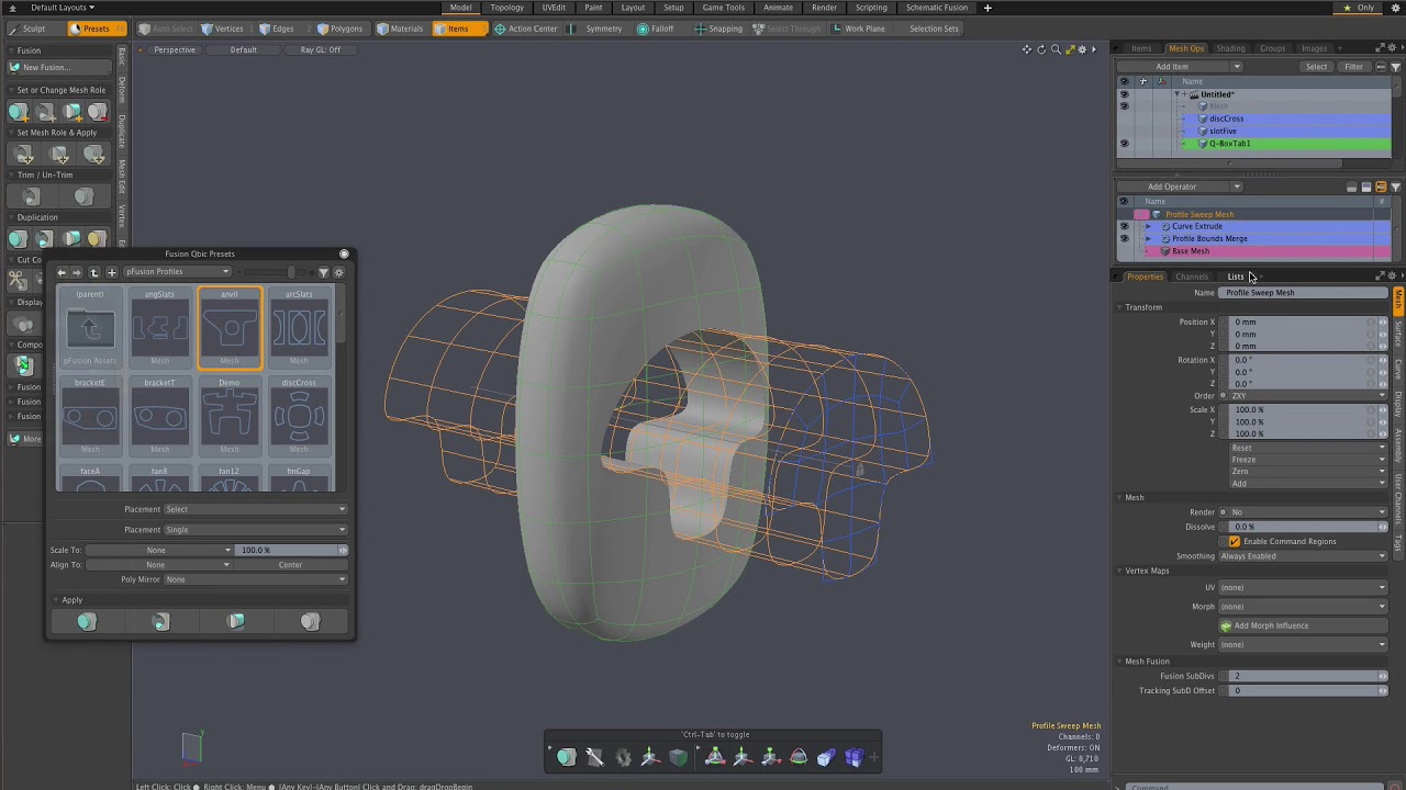 MODO 11 MeshFusion | Sweep Assembly Workflow - YouTube