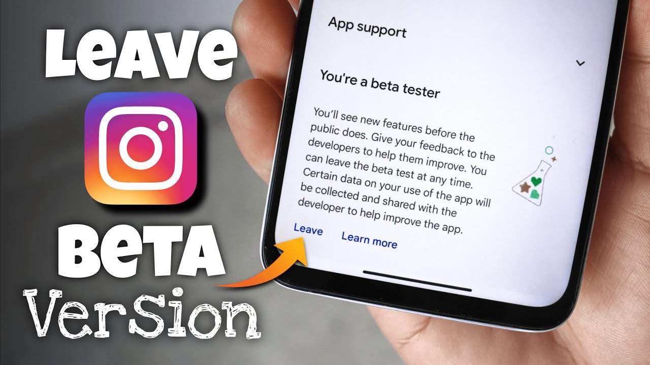 How to Leave Beta Version of Instagram - YouTube
