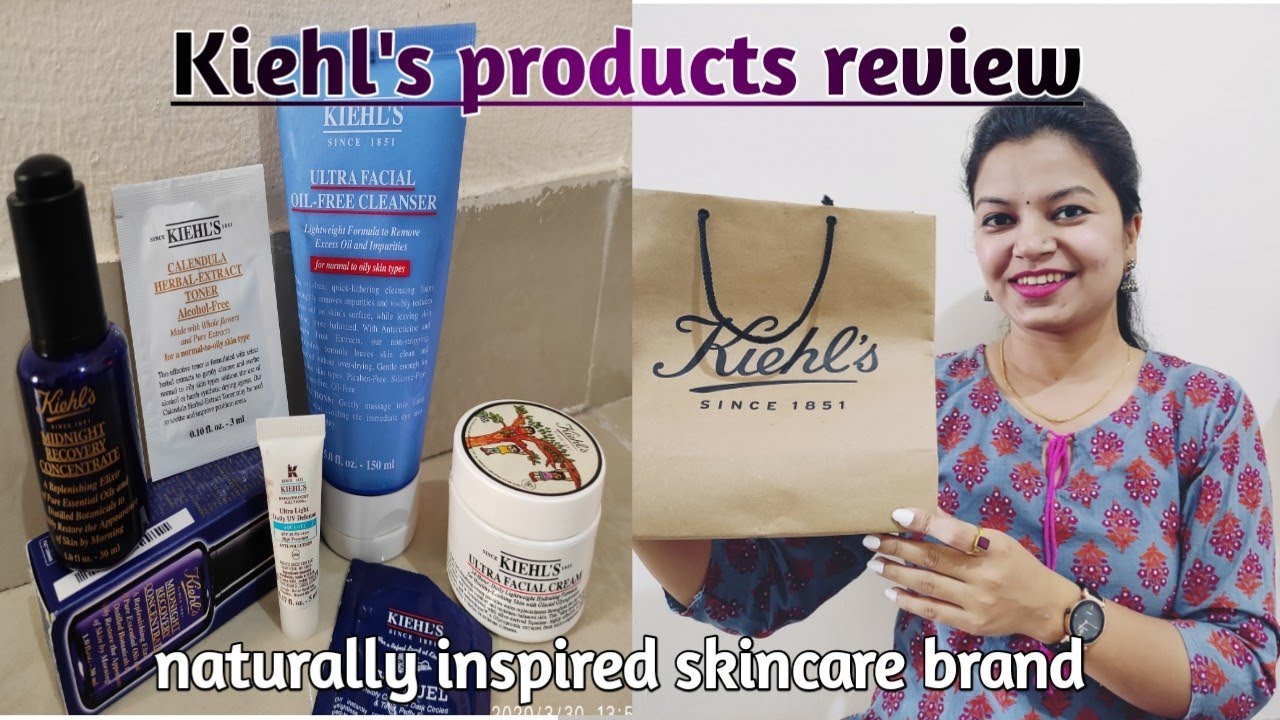KIEHL'S PRODUCTS REVIEW | NATURALLY INSPIRED SKINCARE BRAND | MANISHA ...