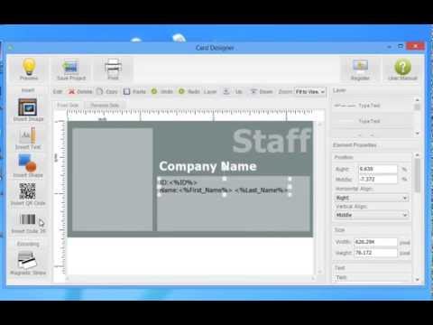 ID Card Workshop Video Tutorial - How to design a card