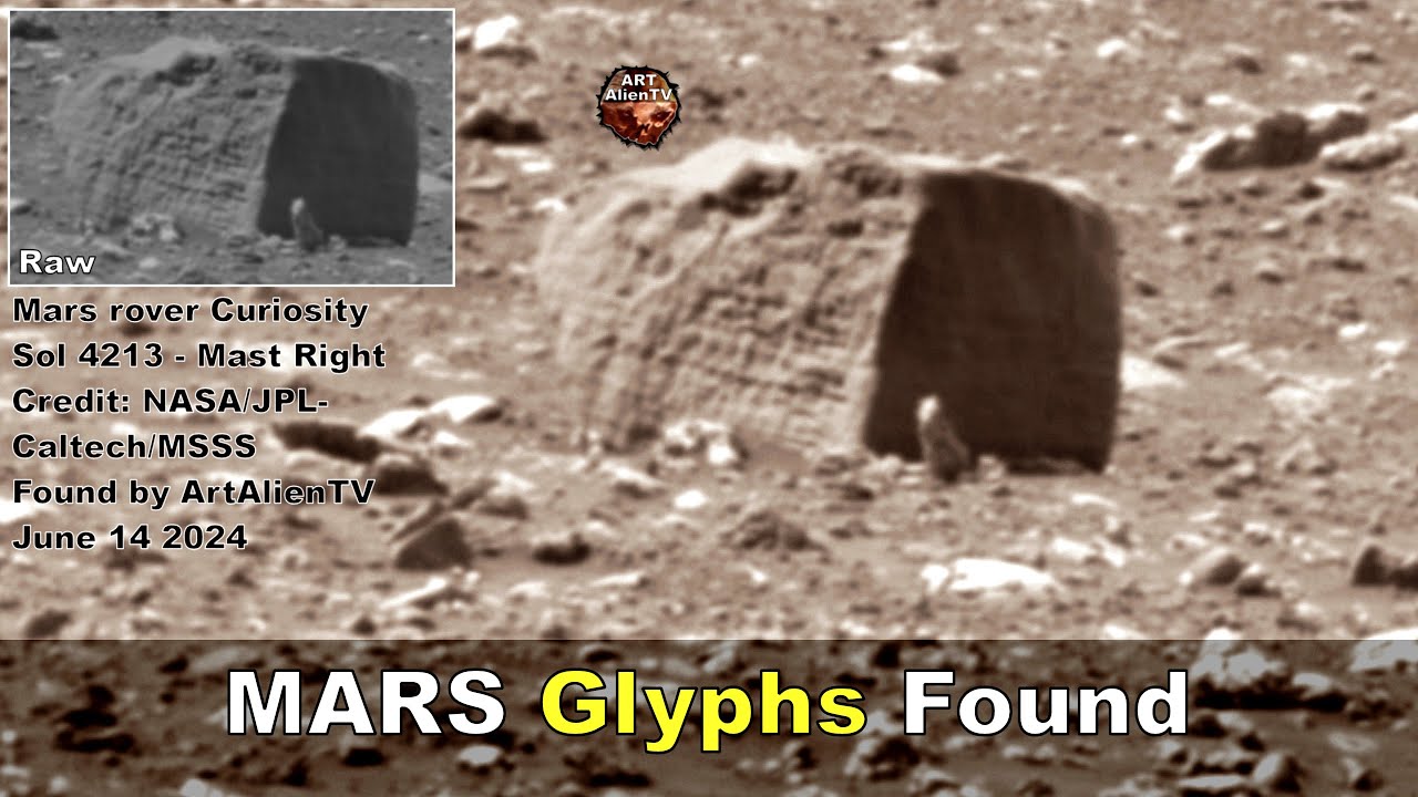 MARS Glyphs on Stone Block. AI Removing Evidence. ArtAlienTV - YouTube