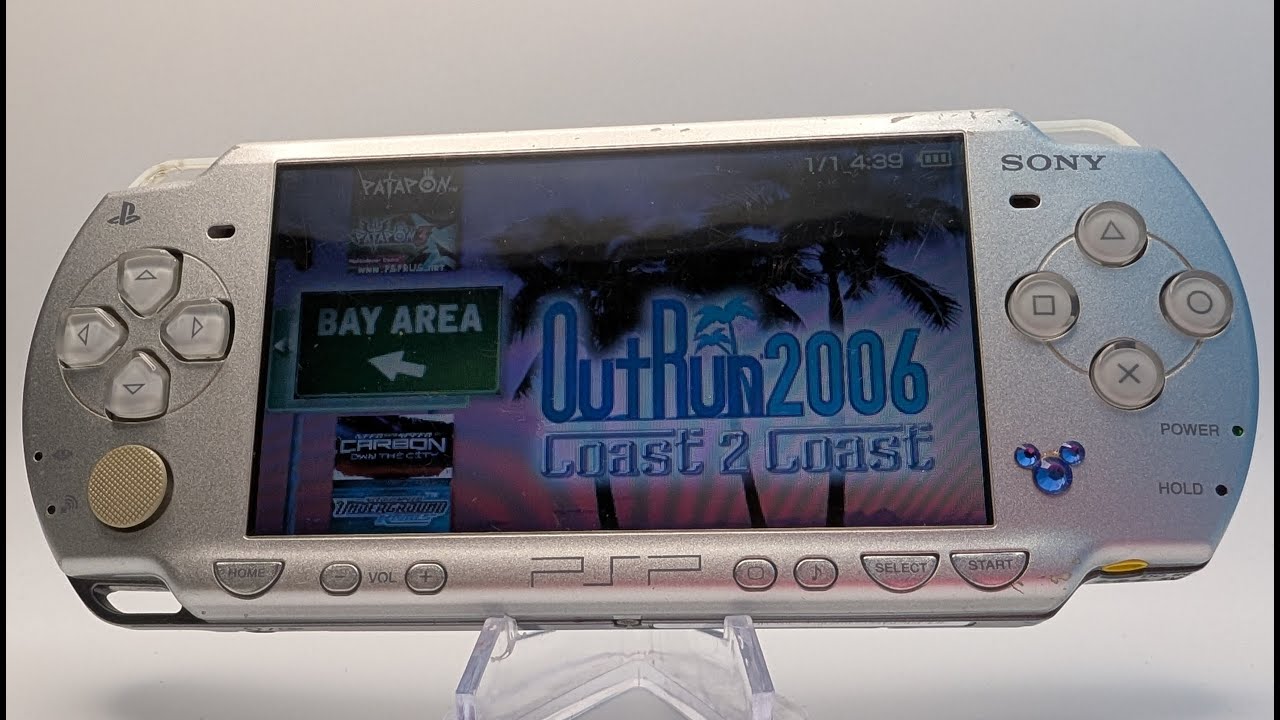 Sony PSP 2000 (Ice Silver) №53. Обзор лота (демонстрация работы) - YouTube