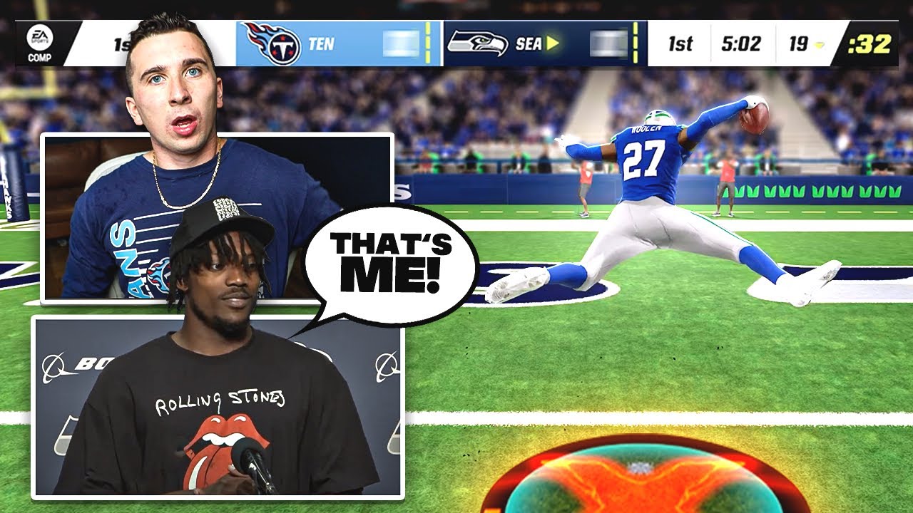 Tariq Woolen called me out to come play him in madden… - YouTube