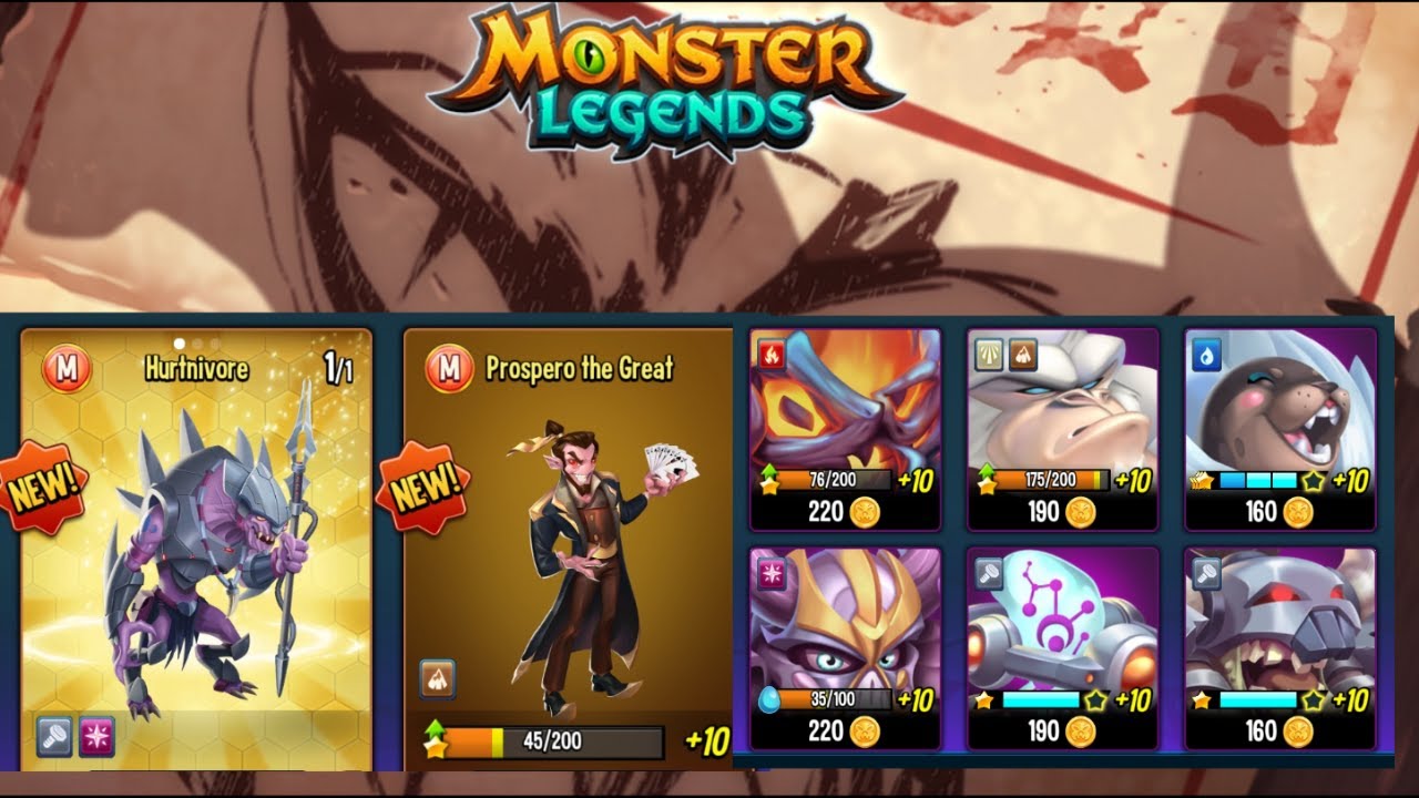 Monster Legends - New Bounty Hunt - YouTube