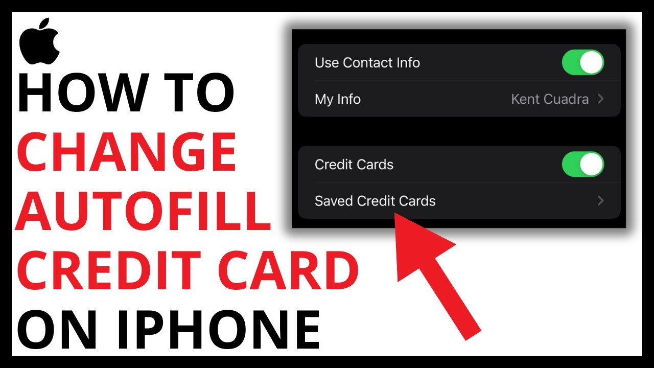 How to Change Autofill Credit Card on iPhone [QUICK GUIDE] - YouTube