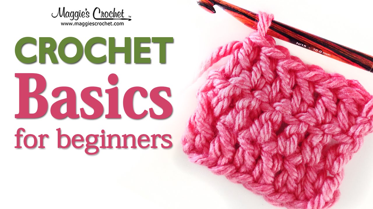 Crochet Basics: Double Crochet Lesson - Right Handed - YouTube