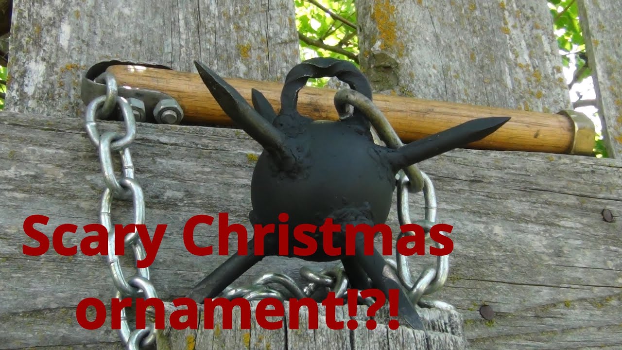 Making a steel morning star flail! - YouTube