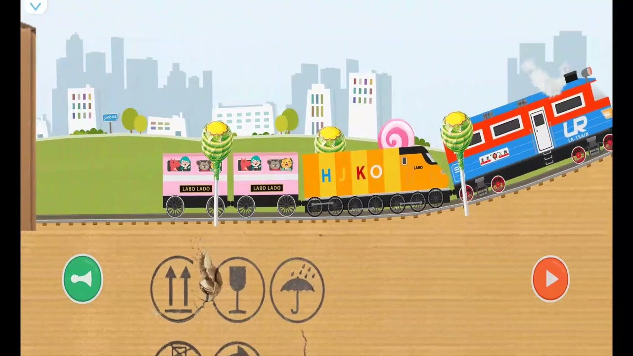 Labo Brick Train #544 Train Game - YouTube