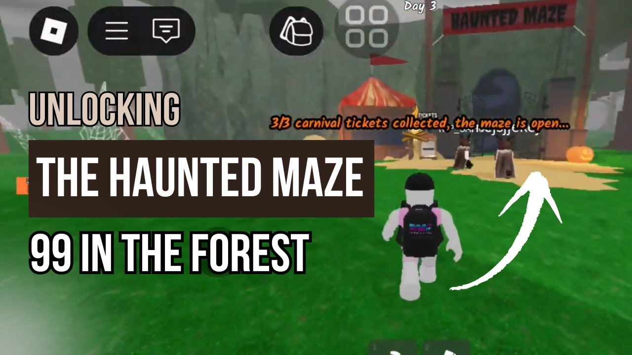 Find Haunted Maze Fast - How to Unlock the Haunted Maze in Roblox 99 ...