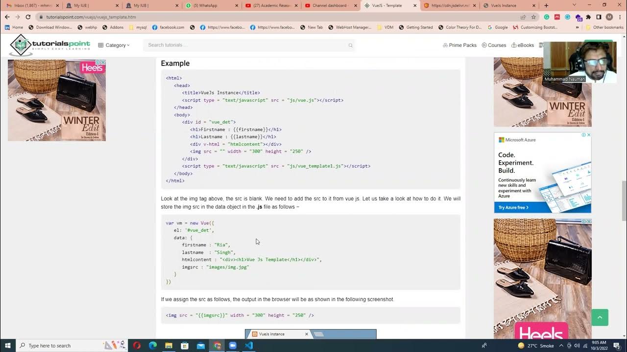 Vue JS Introduction | Urdu - YouTube