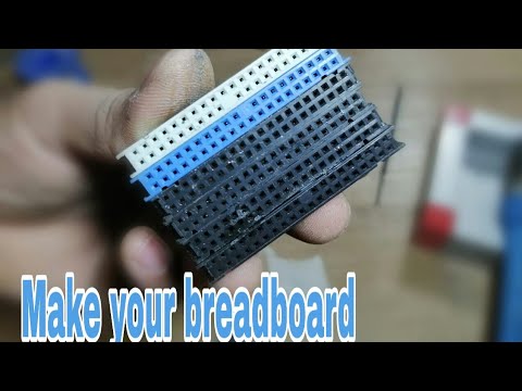 How to Make your mini breadboard - YouTube