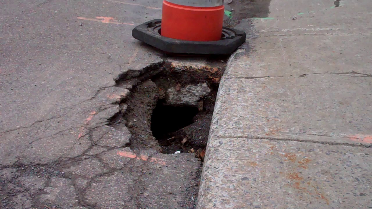 driveway and hole - YouTube