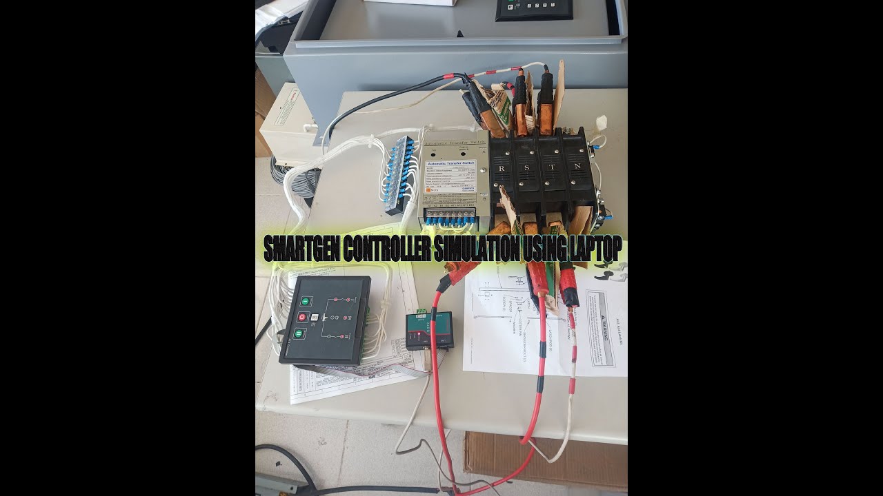 smartgen controller config using laptop - YouTube