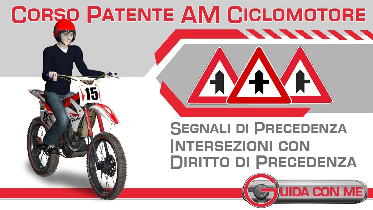 Segnali di precedenza: Intersezioni con diritto di precedenza - Teoria ...