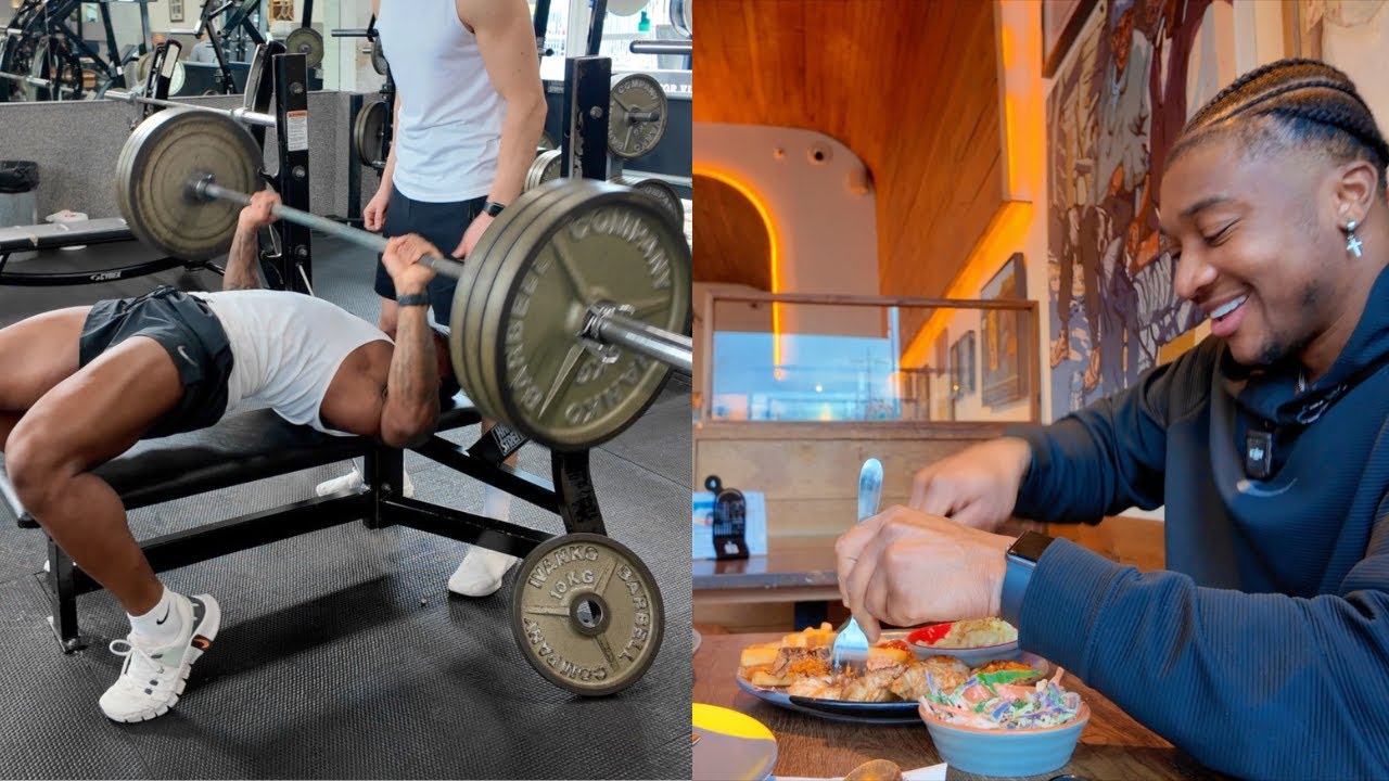 UPPER BODY WORKOUT + POST WORKOUT NANDOS | VLOG - YouTube