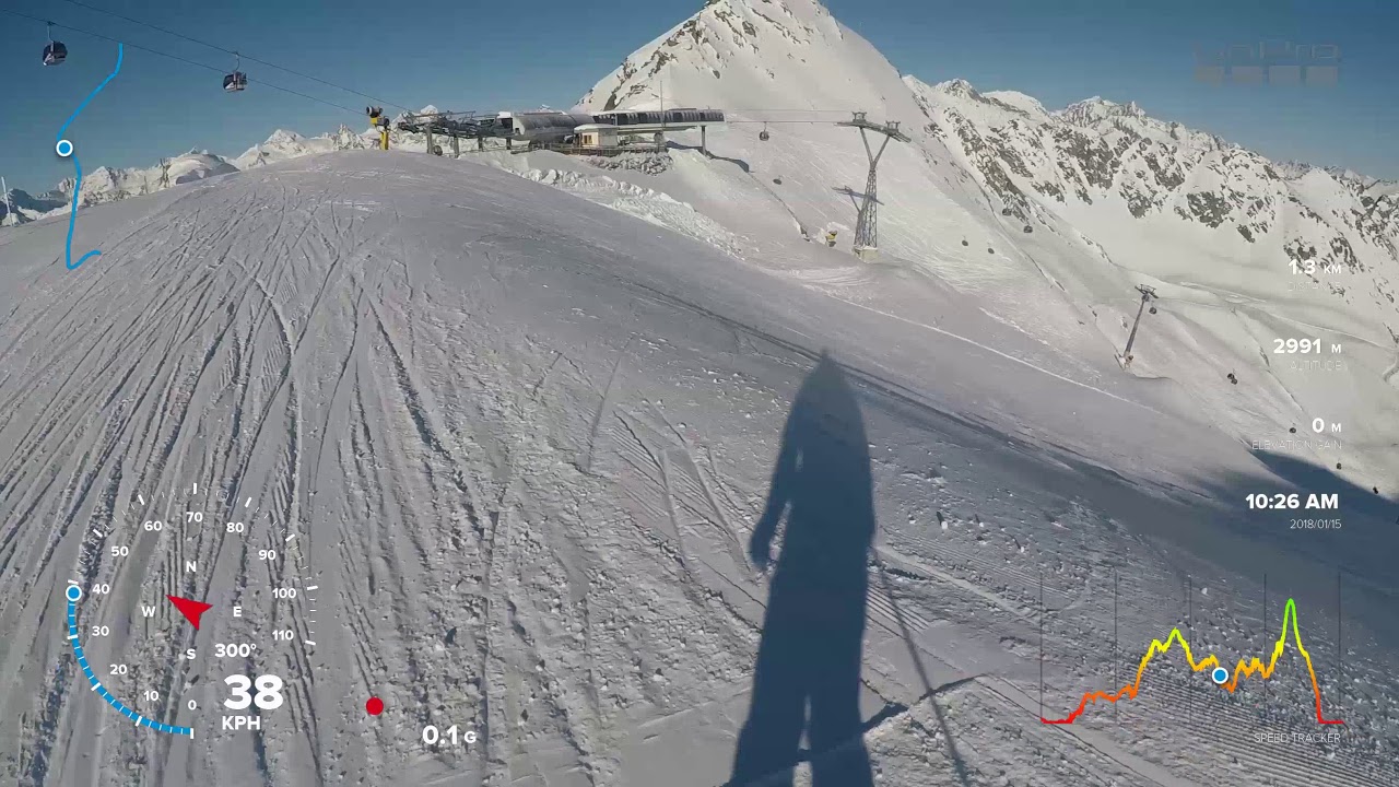 Gopro Hero 5 Solden piste 32 + World Cup piste 2018 - YouTube