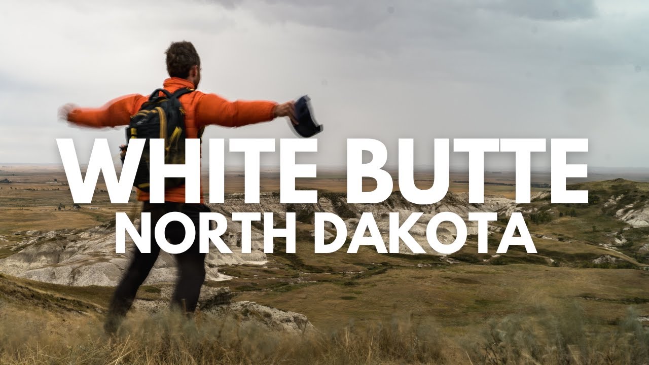 The Highest Point in North Dakota, White Butte | Solo Van Life - YouTube