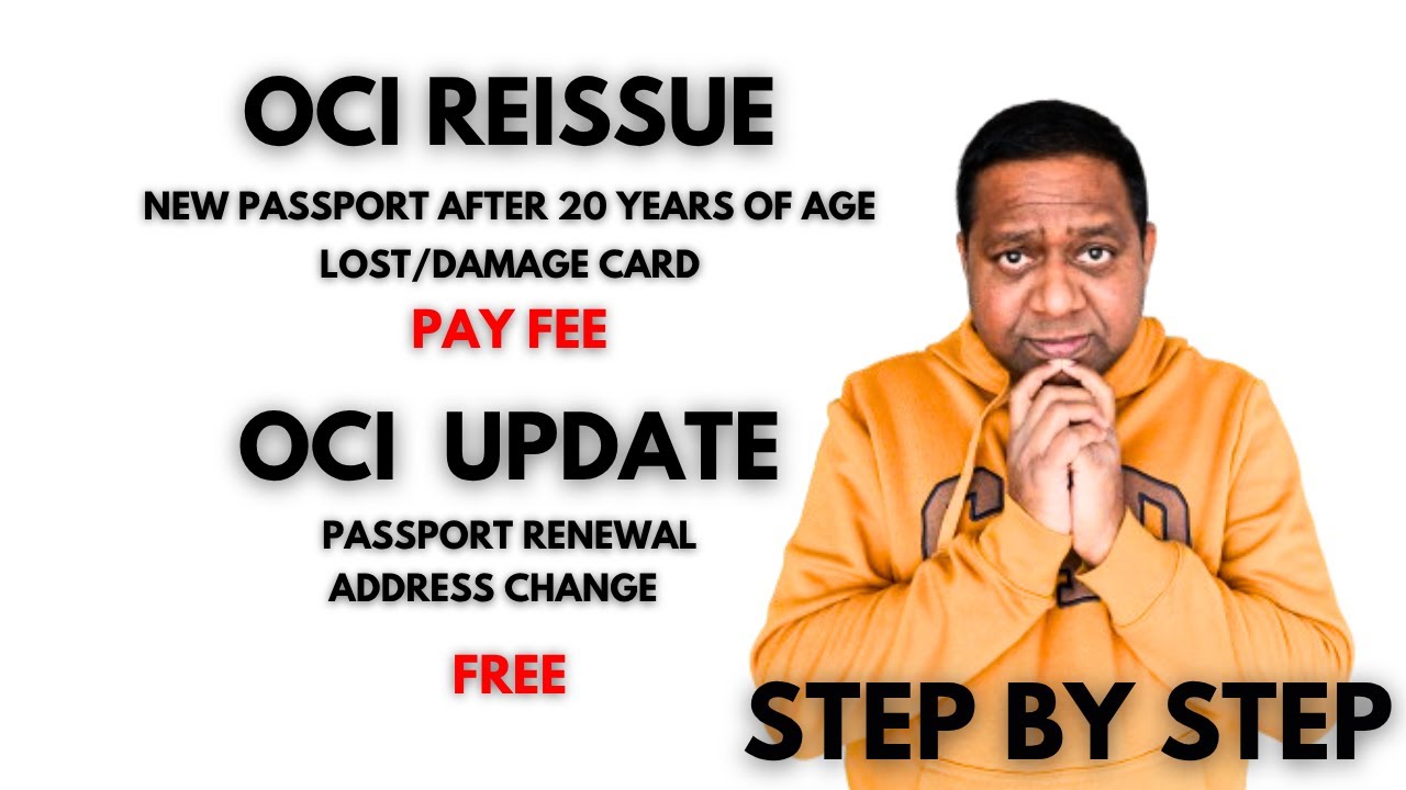 OCI Card Renewal & Update Process Explained | Complete Guide for ...