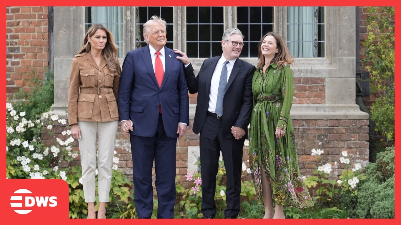 FULL EVENT: Trump & UK PM Starmer Watch British Red Devils Air Show ...