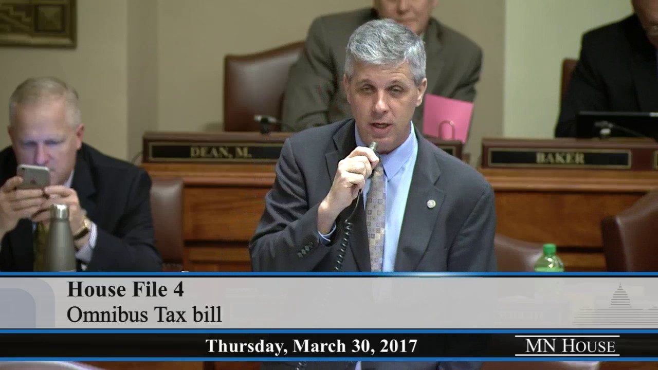 Omnibus Tax bill debate on House Floor - YouTube