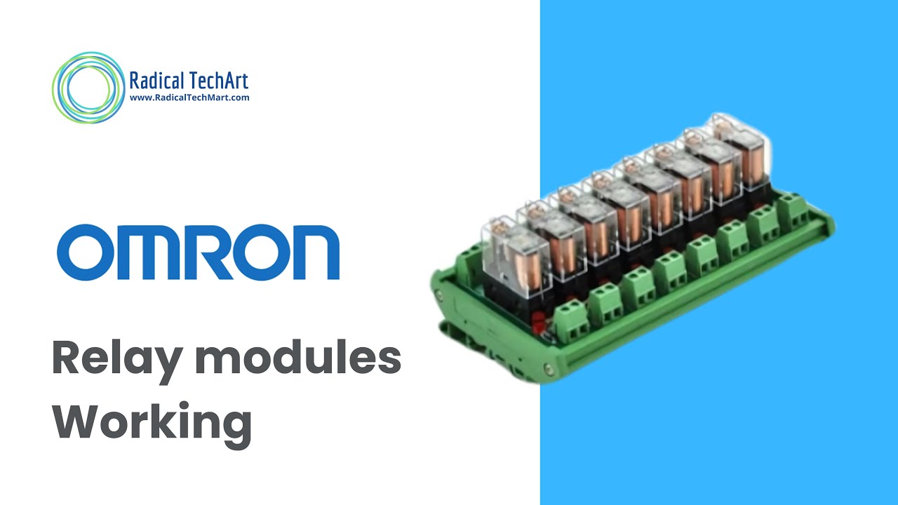 OMRON Relay modules Working RadicalTechArt I RadicalTalks I ...
