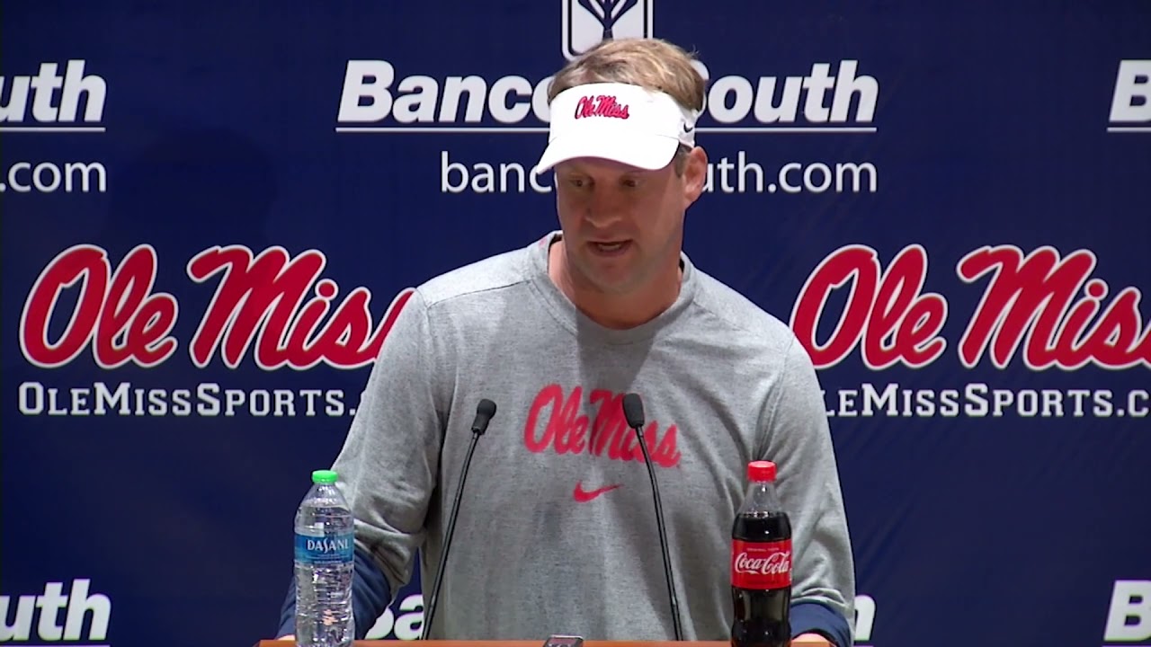 Ole Miss head football coach Lane Weekly Presser (11-01-21) - YouTube