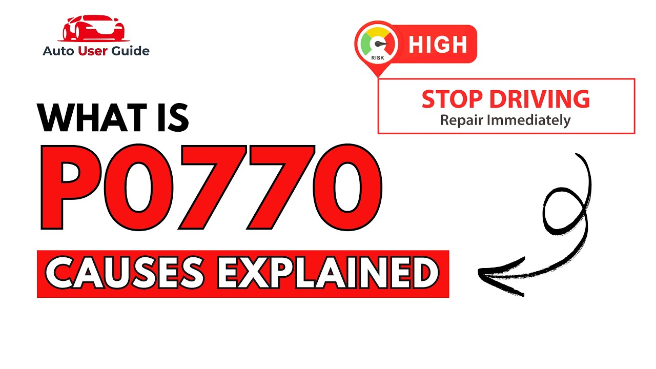 What is P0770 : Engine Error Code Causes Explained - YouTube