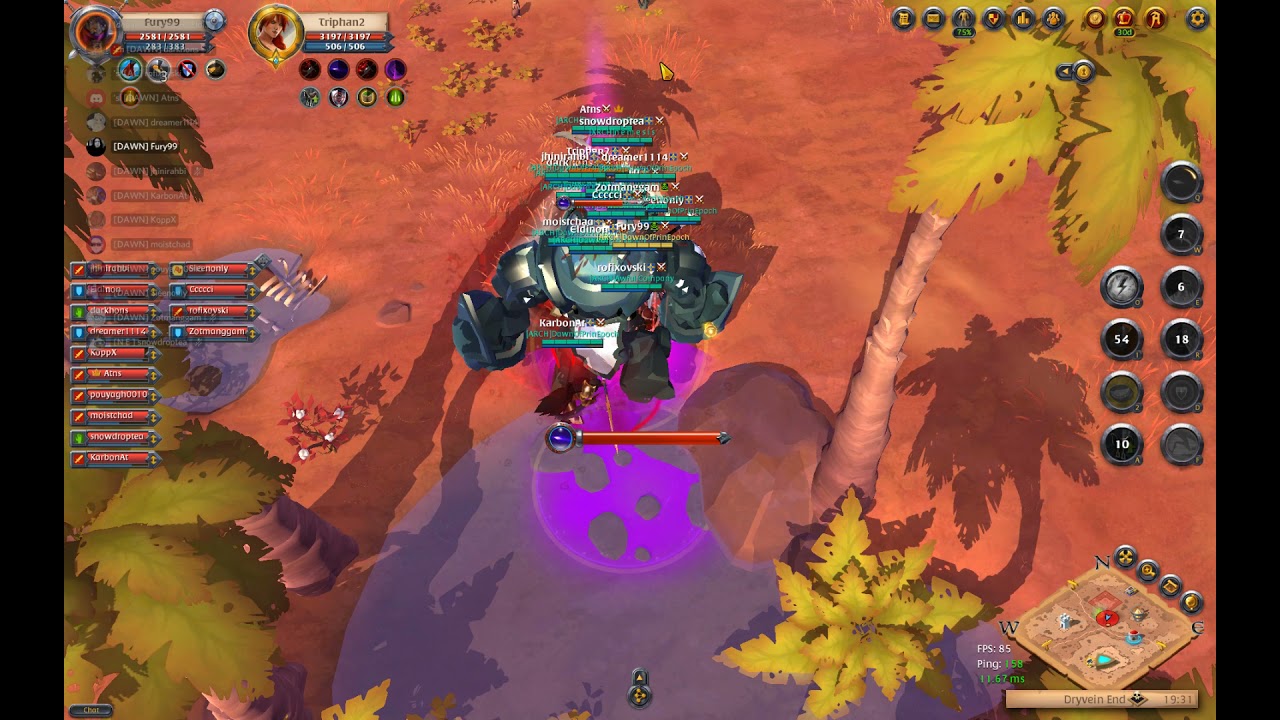 Albion ganking Battlemount - YouTube