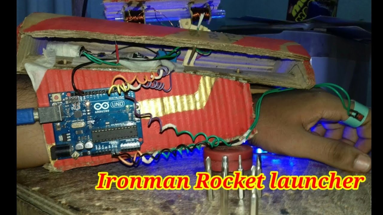 How to make ironman rocket launcher at home . Repulsor technology and ...