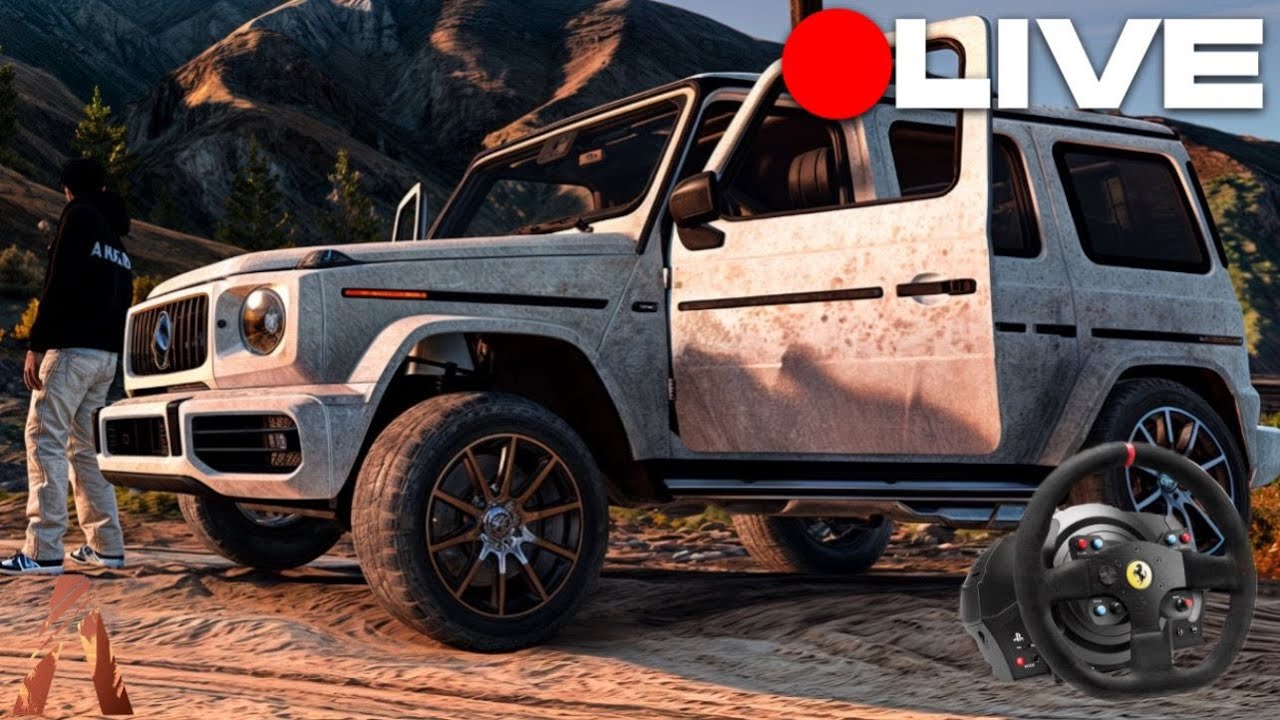 🔴Offroading The G63 With Steering Wheel|| NextLevel || LIVE || GTA RP ...
