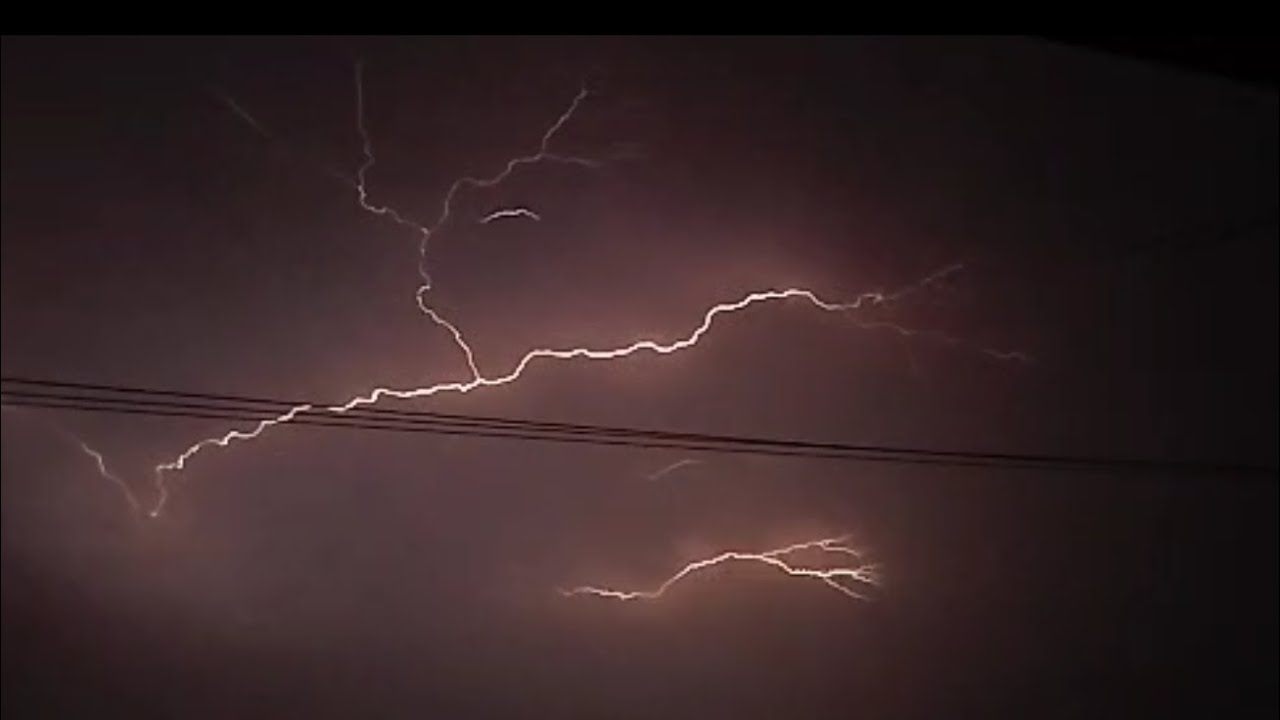 Powerful Lightning caught in camera ⚡🌩️ #thunderstorm #real #nature ...