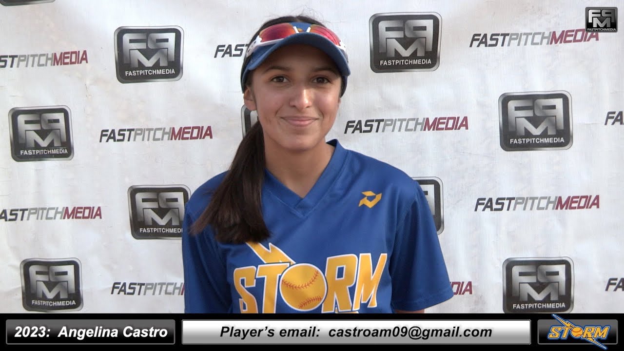 2023 Angelina Marie Castro Second Base And Outfielder Softball Skills ...