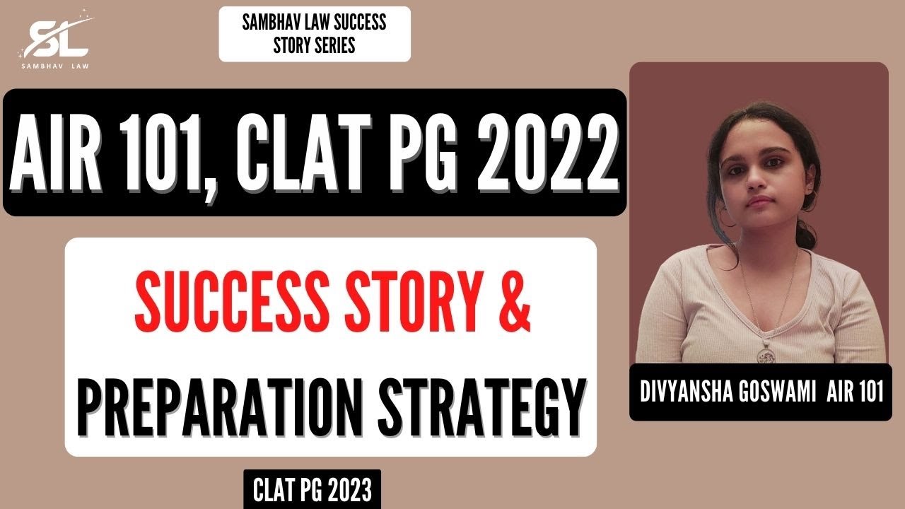 CLAT PG Topper Interview| Interview of AIR 101 CLAT PG 2023 | CLAT PG ...