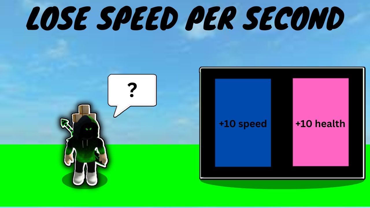 Roblox But I Lose Speed Per Second (Roblox Lose Speed Per Second) - YouTube