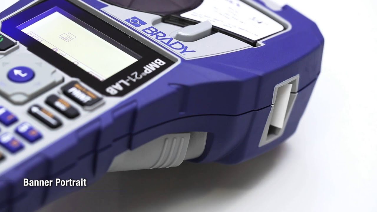 BMP21 LAB Label Printer - YouTube
