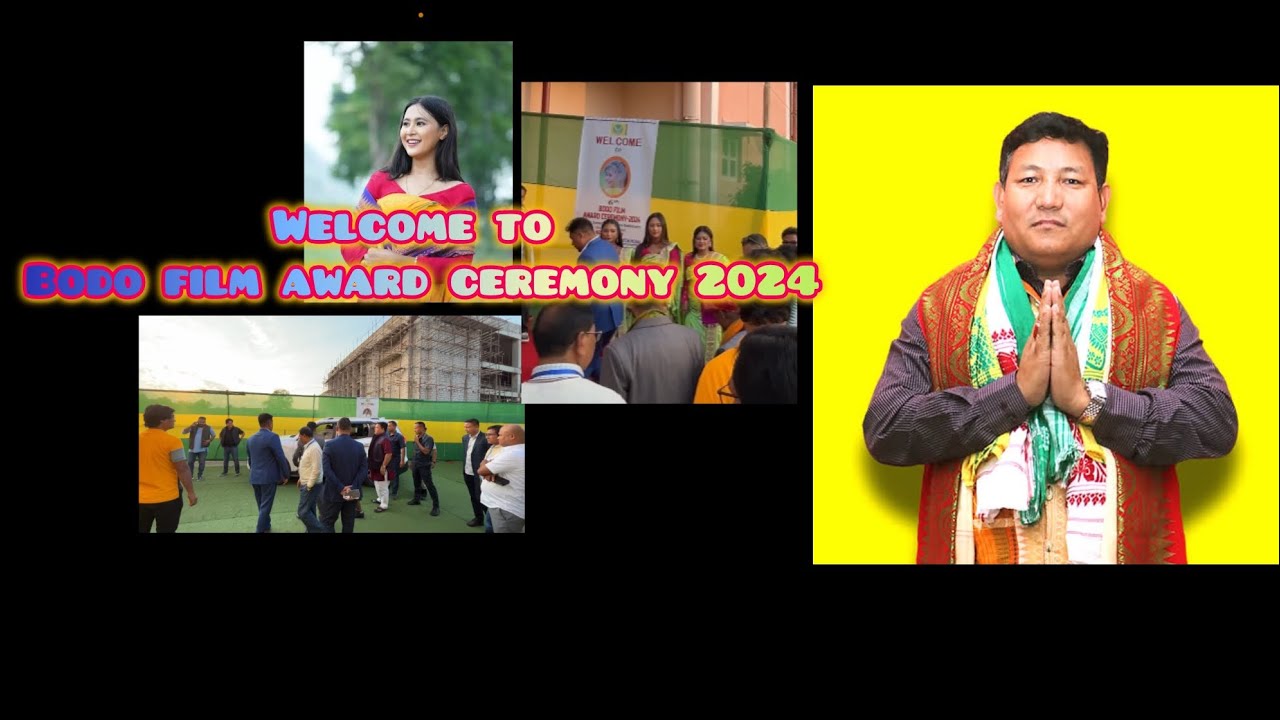 Pramod Boro at Bodo film award ceremony 2024 #event #awards - YouTube