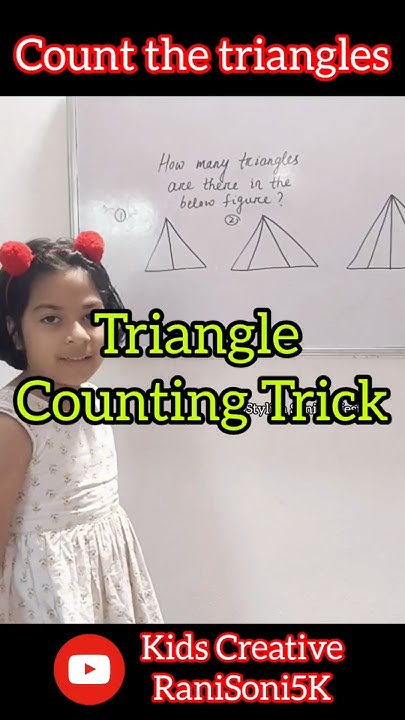 🔺🔺🔺 Counting Triangles 🔼|| How to count triangles #yt #ytshorts #ytshortsindia #pushpa - YouTube