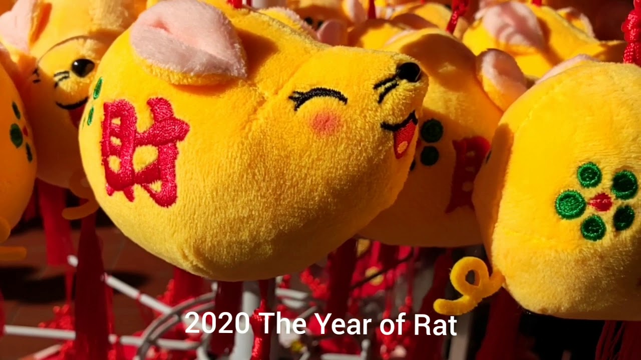VID#10 Ushering The Year of Rat 2020 at Chinatown Singapore牛车水迎鼠年 ...