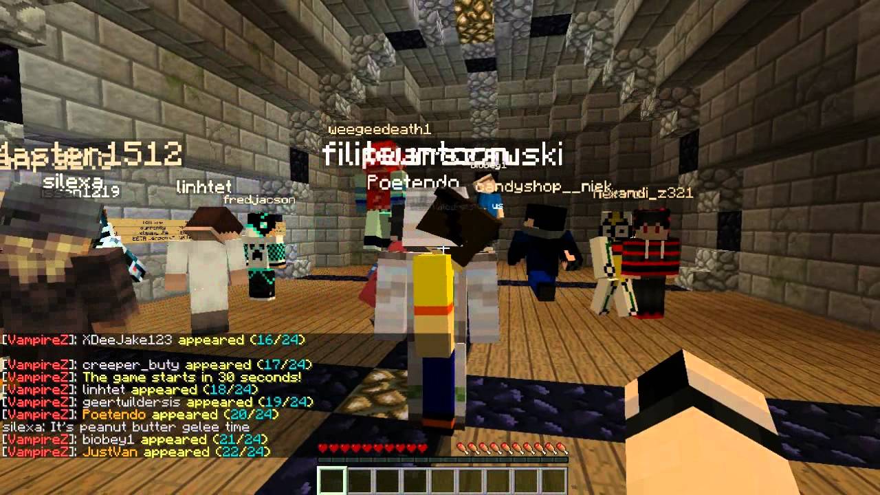 Minecraft: Hypixel Server! - Episode 2 - VampireZ! - YouTube