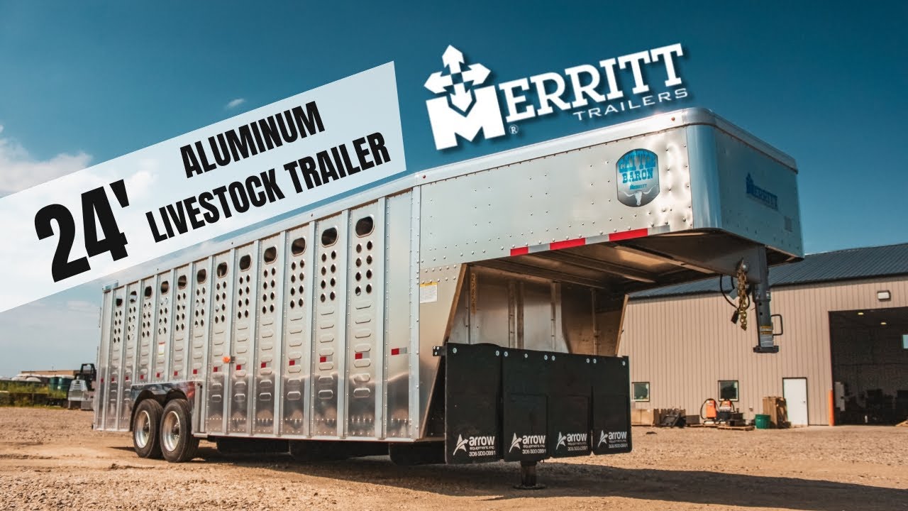 Merritt 24' Aluminum Stock Trailer | Walk-Around | An Innovative ...