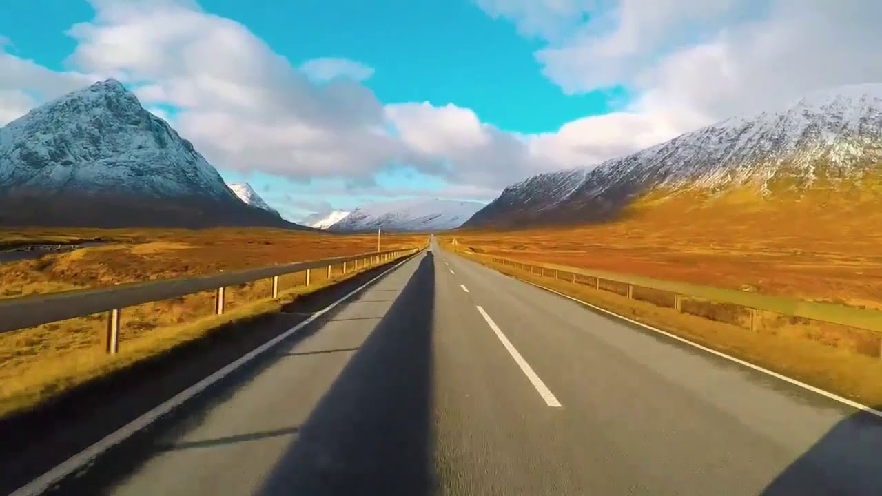Christmas Day Drive A82 Road Glencoe Scottish Highlands Scotland - YouTube