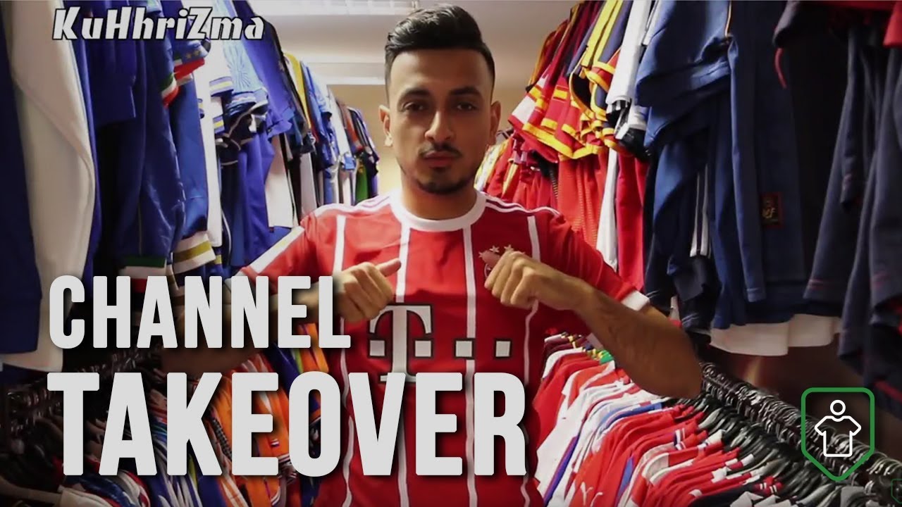 Channel Takeover: A Day at Classic Football Shirts - YouTube