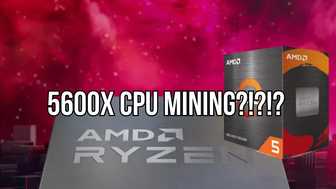 Is the 5600x as good of a cpu miner as it is a gaming cpu?! LETS FIND ...