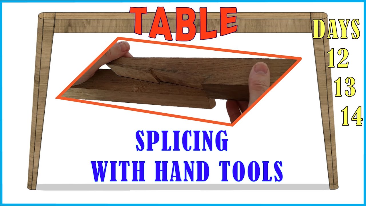 WOODEN TABLE (hand tools only) // AHŞAP MASA (el yapımı) DAYS 12-14 ...