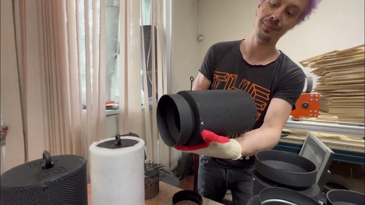 Угольный фильтр для Гроубокса. - YouTube