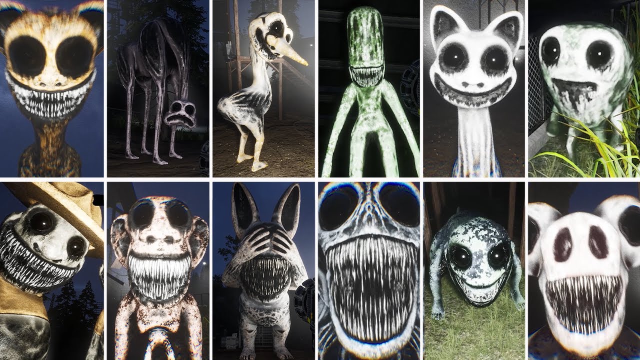 Zoonomaly - All Monsters + All Jumpscares (Showcase) - YouTube