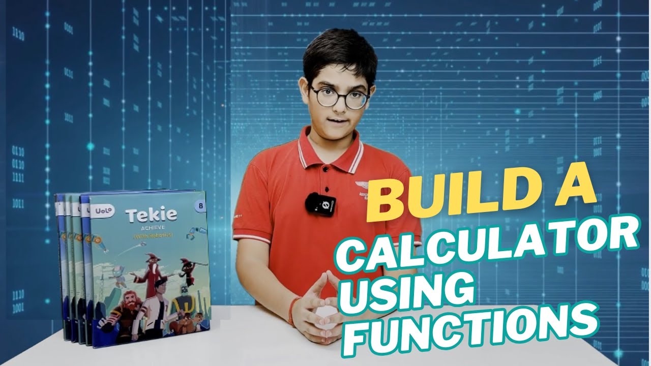 CALCULATOR USING FUNCTIOS| Tekie Achieve: Grade 8, Experiment: 2 - YouTube