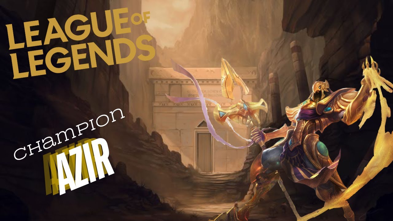 Azir Gameplay Highlight #1 || League of Legend | Newbie LoL Player ...