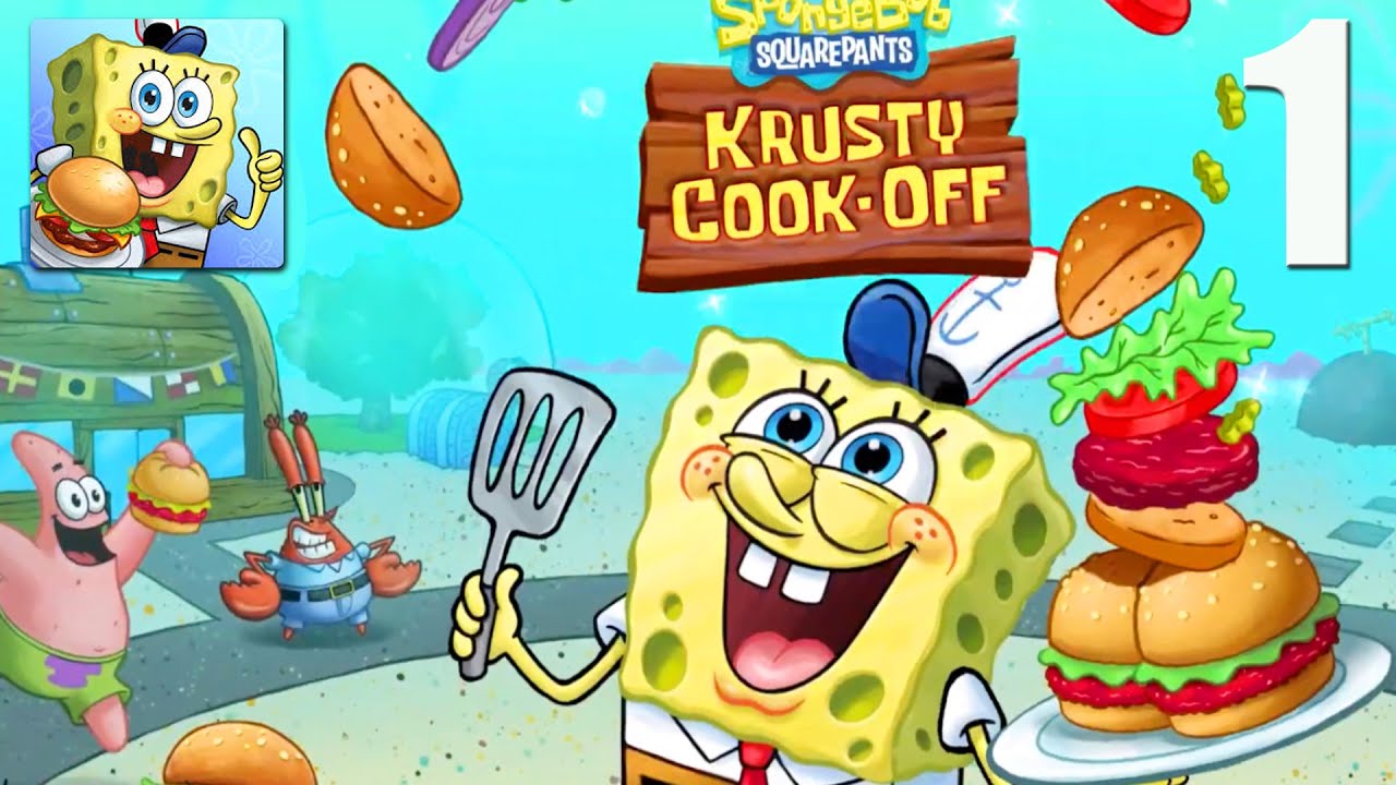 Fun Cooking For Kids Fun Kitchen - SpongeBob Krusty Cook-Off Permainan ...
