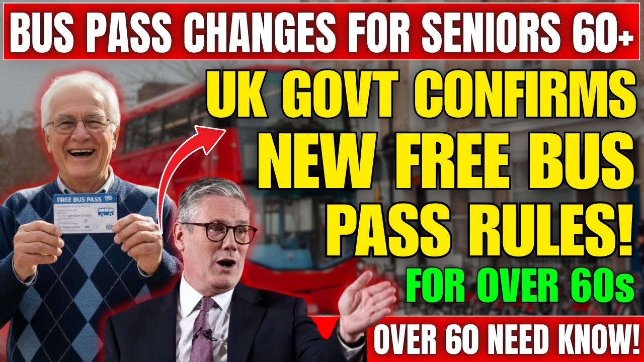 New Bus Pass Rules for UK Seniors Over 60 – What You Need to Know - YouTube